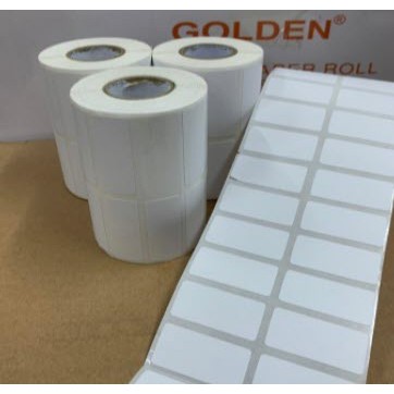 Jual KERTAS LABEL BARCODE 33X19 2 LINE DIRECT THERMAL | Shopee Indonesia