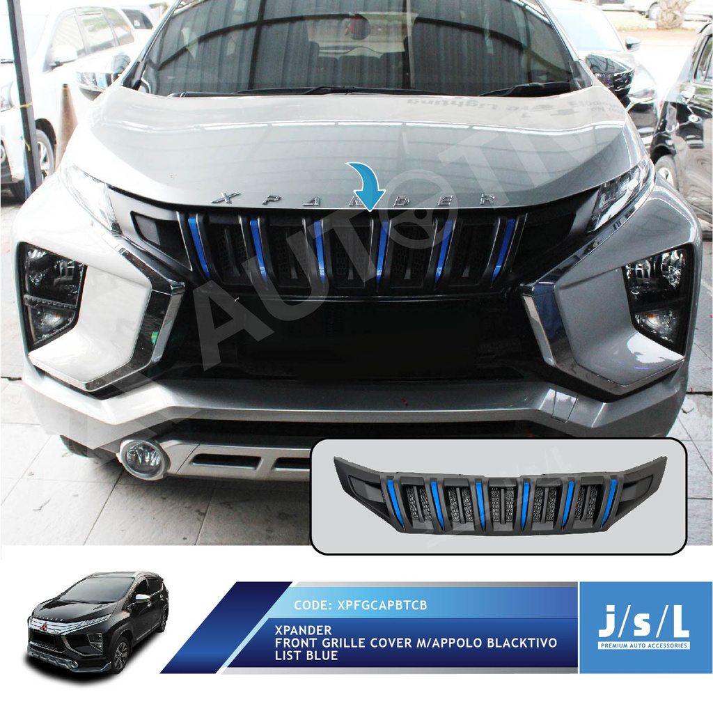 Jual JSL Apollo Grill Depan Xpander Front Grille Apollo Blacktivo Lis ...