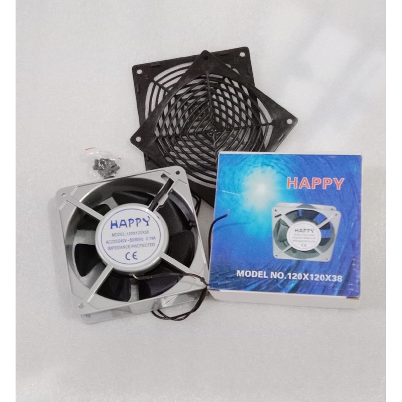 Jual kipas Angin Pendingin - Cooling Fan BESI BESAR 12 X 12CM AC 220V ...