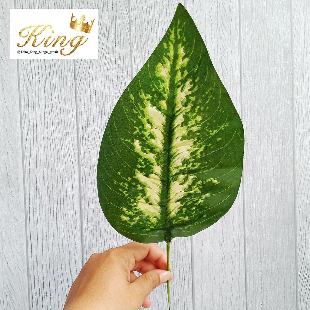 Jual Artificial Leaf Rohdea Japonica Daun Palsu Plastik Buatan Imitasi ...