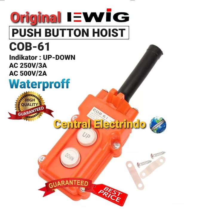 Jual Hoist Push Button EWIG COB-61 2 Tombol | Shopee Indonesia Jual Hoist Push Button EWIG COB-61 2 Tombol | Shopee Indonesia