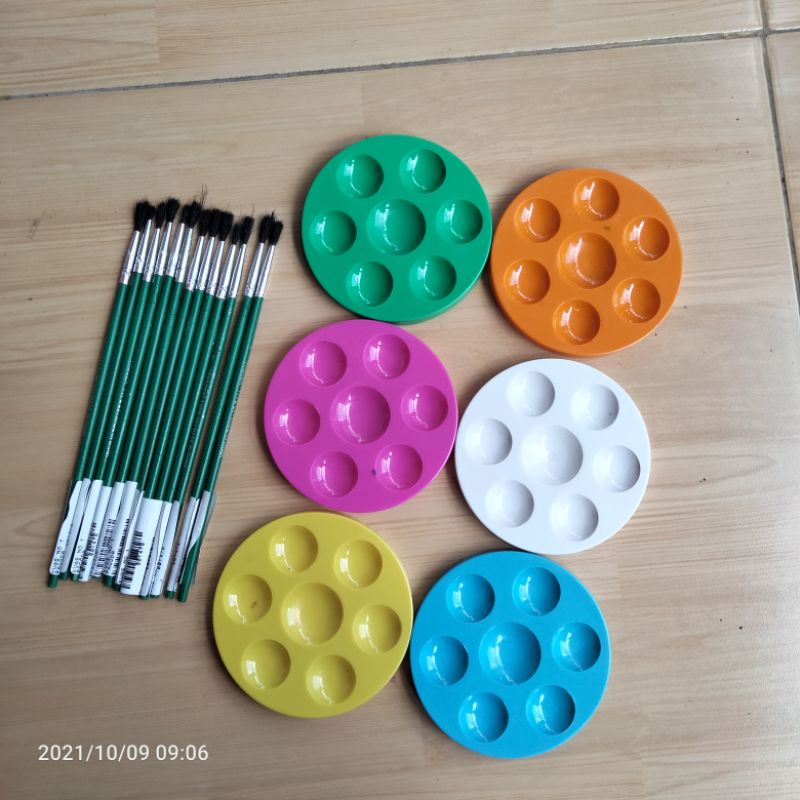 Jual palet dan kuas untuk mewarnai | Shopee Indonesia