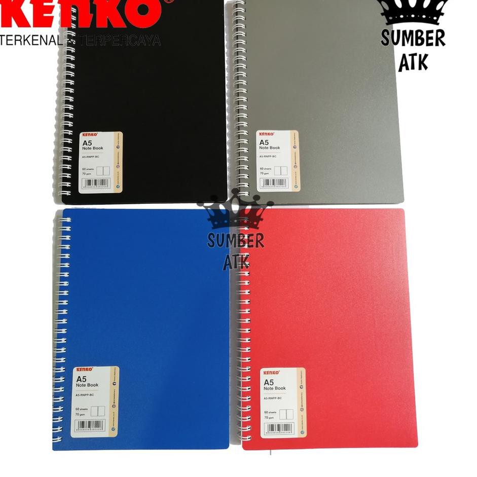Jual Buku Ring Note Kenko A5 RNPP Basic Color / PASTEL Buku Note Book ...