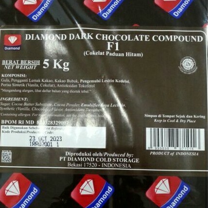 Jual Diamond Dark Chocolate Repack 1 kg | Shopee Indonesia