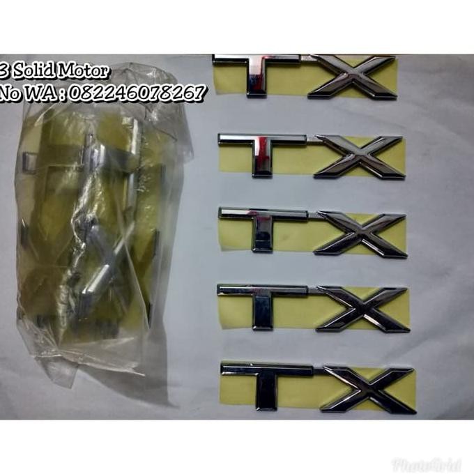 Jual Logo Emblem - logo mobil TX Terios Rush Original | Shopee Indonesia