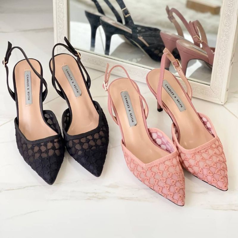 Jual SALE Sepatu Sandal CK heels 7 cm pink hitam black | Shopee Indonesia