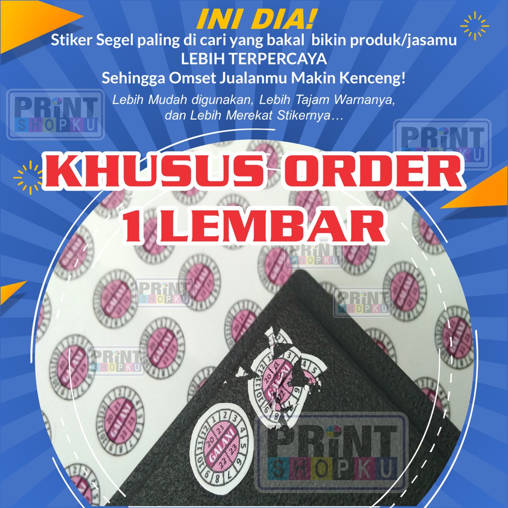 Jual [FREE DESIGN] STICKER PECAH TELUR A4 STICKER SEGEL CUTTING SIAP ...