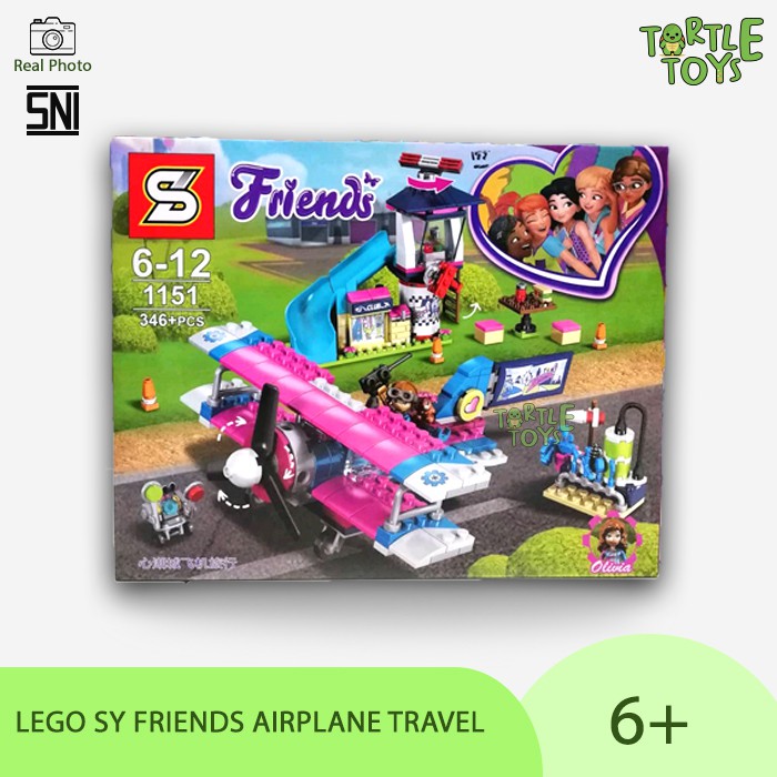 Jual MAINAN EDUKASI ANAK BRICKS SY FRIEND AIRPLANE TRAVEL 346PCS ...