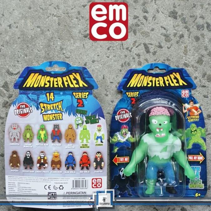 Jual EMCO Monster Flex ZOMBIE Stretch Squishy Glow in the Dark Goojitzu ...