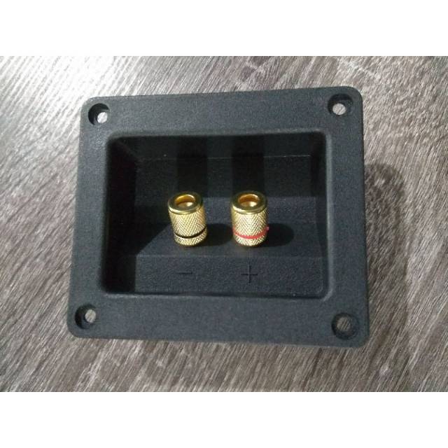 Jual TERMINAL BOX SPEAKER PLASTIK KOTAK - BLACK GOLD PLAT | Shopee ...