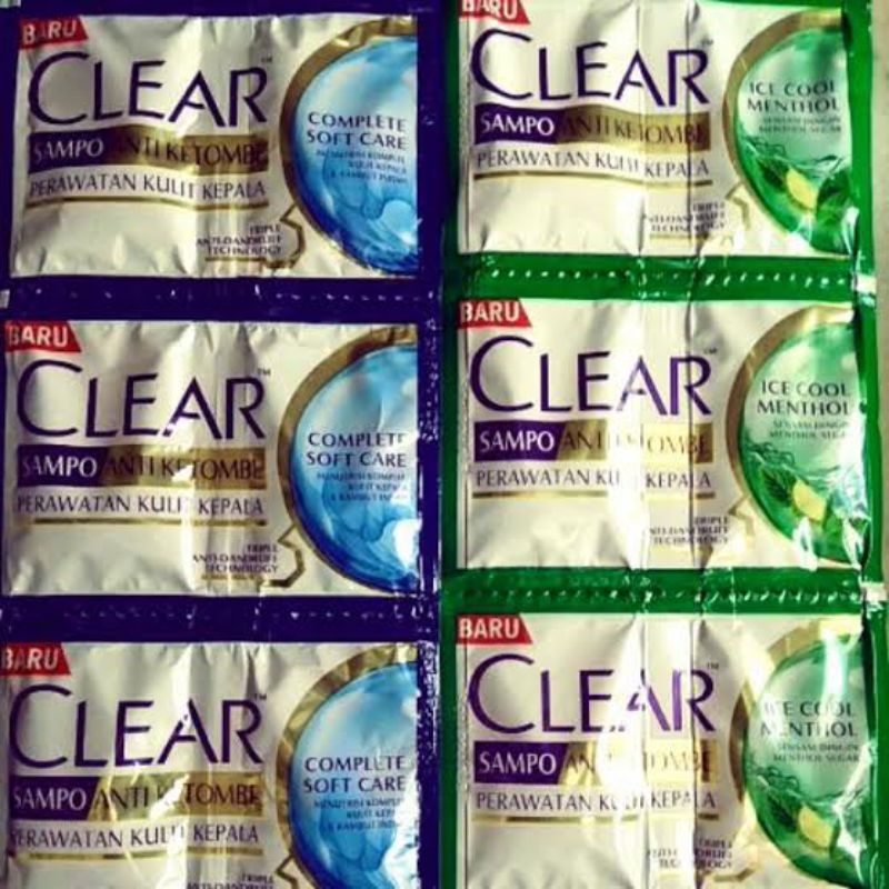 Jual Sampo Clear Renceng (24 Sachet) | Shopee Indonesia