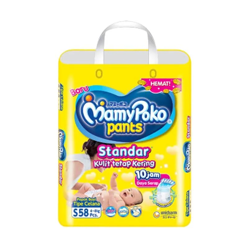 Jual MAMY POKO PANTS STANDAR JUMBO S58/M50/L42/XL38 -AZKA DIAPERS ...