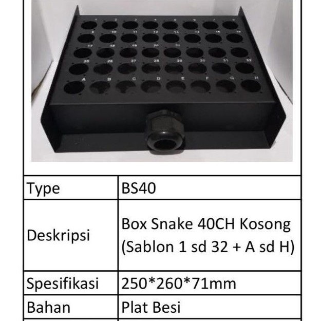 Jual Box Snake 40CH BS40 | Shopee Indonesia
