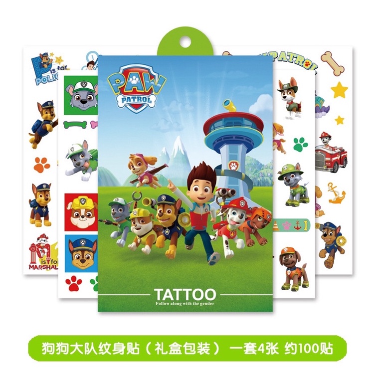 Jual 4pc disney kids safe boy girl tattoo mainan tato anak aman di ...