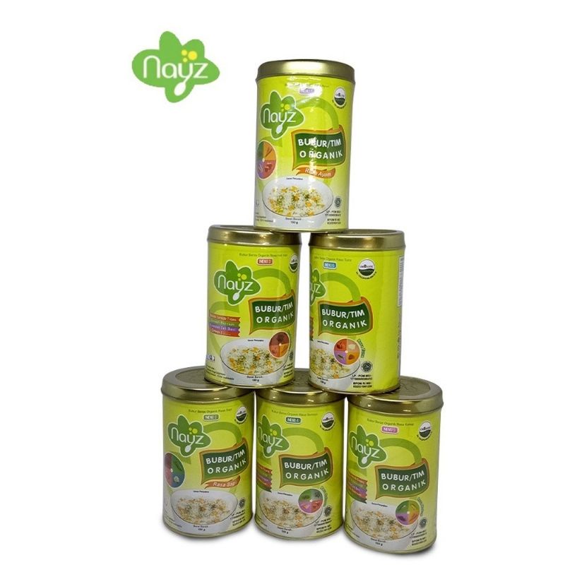 Jual NAYZ BUBUR BERAS TIM MPASI BAYI ORGANIK 150 GR HOMEMADE KALENG ...