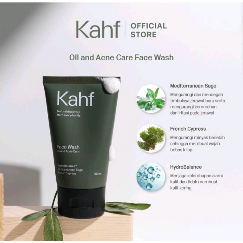 Jual KAHF MEN FACIAL WASH 100 ml | Shopee Indonesia