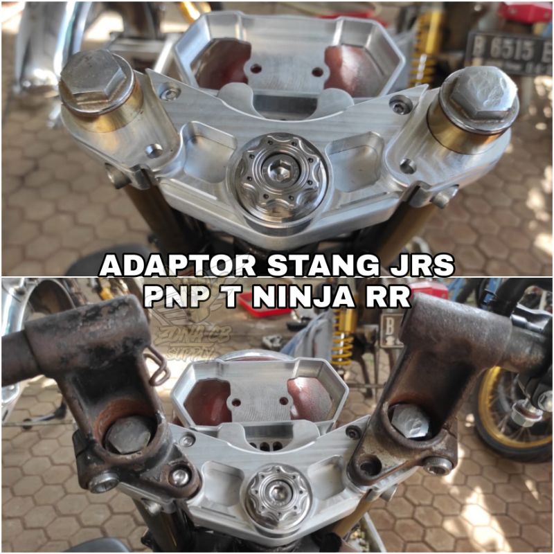 Jual PRODUK- ADAPTOR PLENDES STANG STIR JRS CNC PNP T SEGITIGA NINJA RR ...