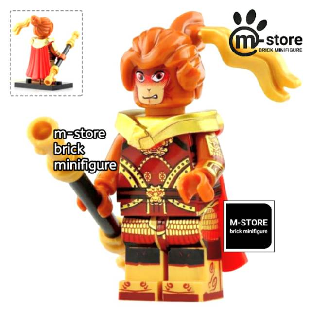 Jual brick monkey king sun go kong sun wukong mini toy figure | Shopee ...