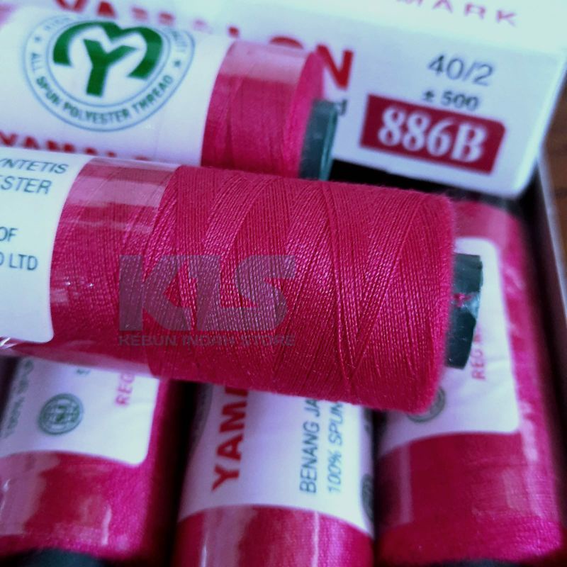 Jual Benang Jahit Yamalon 500 yds Merah | Shopee Indonesia