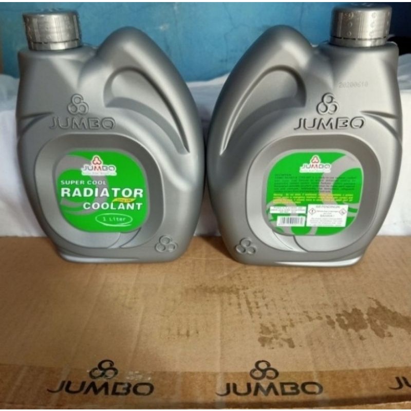 Jual AIR RADIATOR COOLENT UKURAN 1LITER MERK JUMBO WARNA HIJAU | Shopee ...