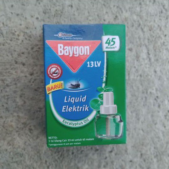 Jual BAYGON LIQUID ELEKTRIK EUCALYPTUS OIL REFIL 33 ML | Shopee Indonesia