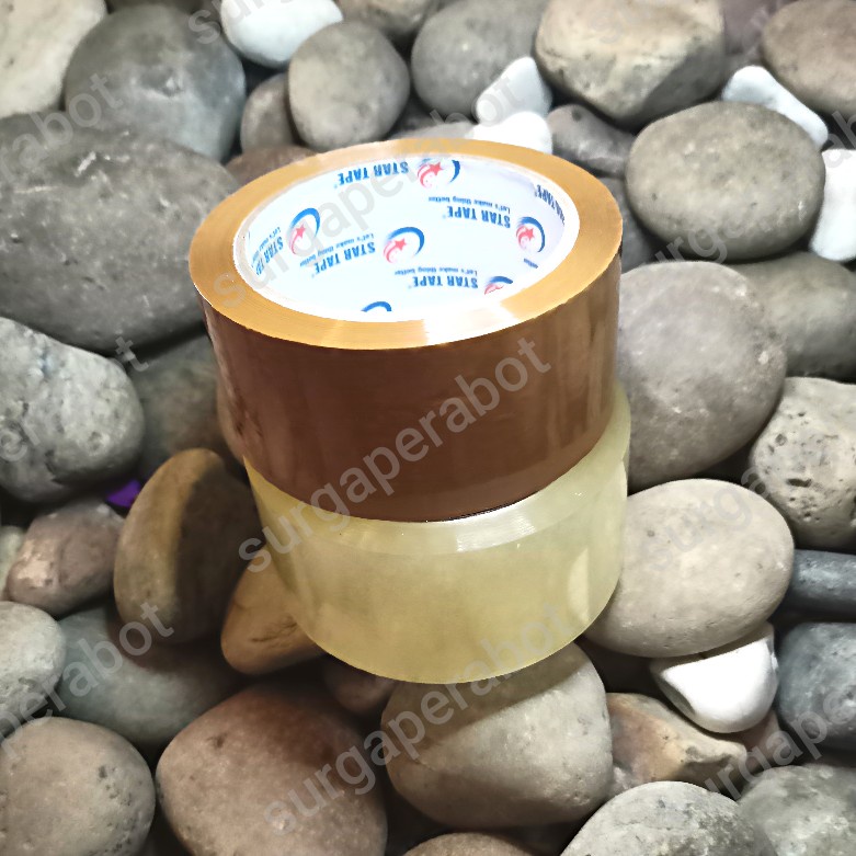 Jual Lakban Bening - Coklat 48mm x 90Yard 2 Inch - Solatip 2 inchi ...
