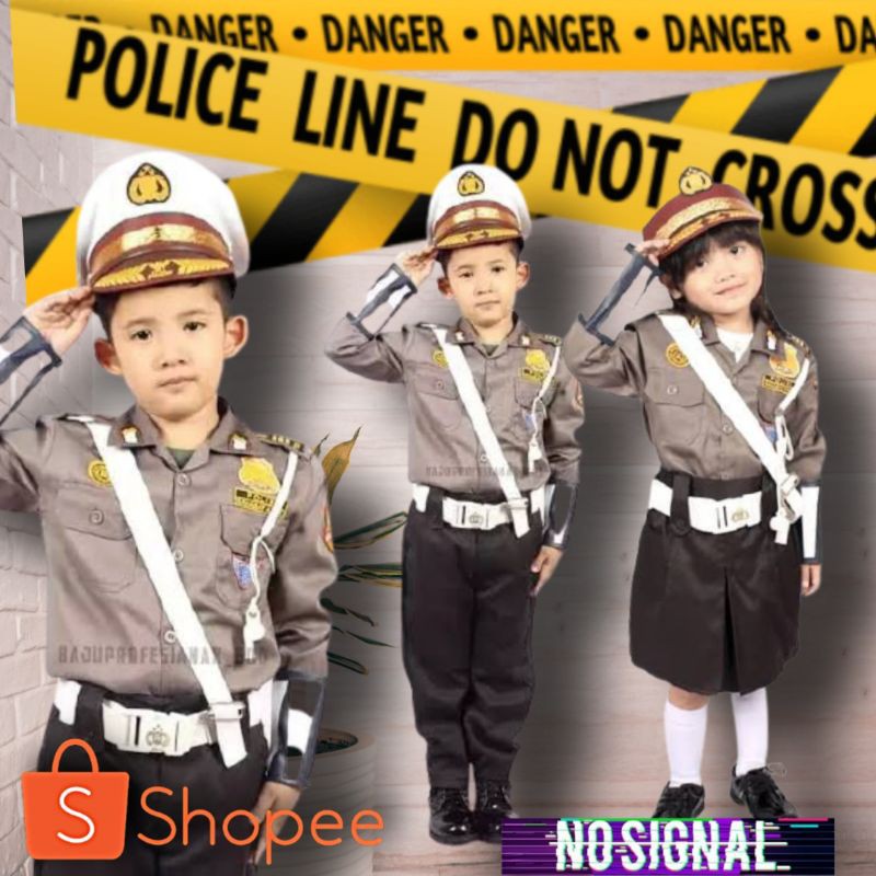 Jual Baju Seragam polisi anak / pocil / polisi cilik / seragam anak ...