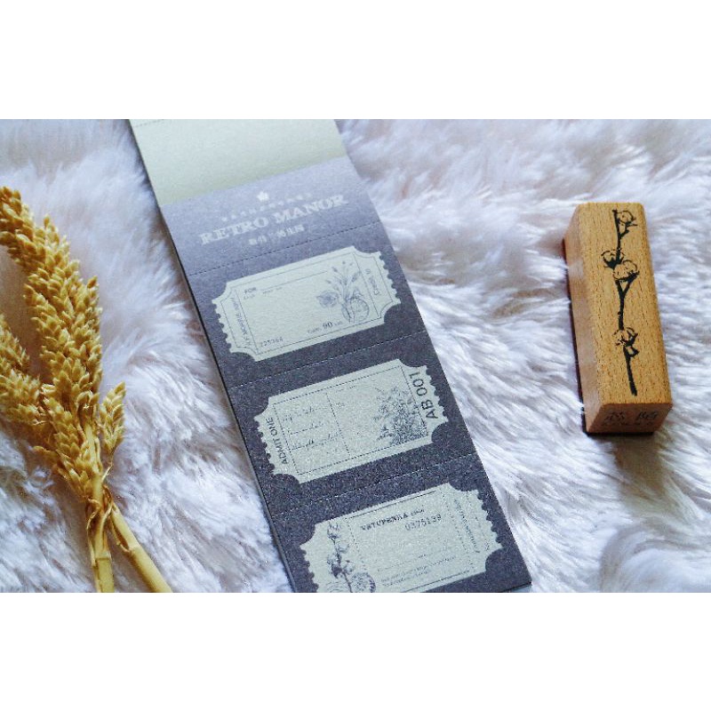 Jual Retro Manor Ticket Pad - Navy | Shopee Indonesia