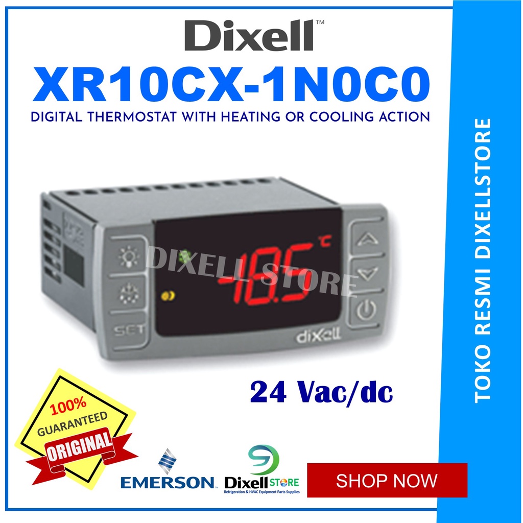Jual XR10CX Thermostat CDC Controller DIXELL XR10CX-1N0C0 PLUS 1 NTC ...