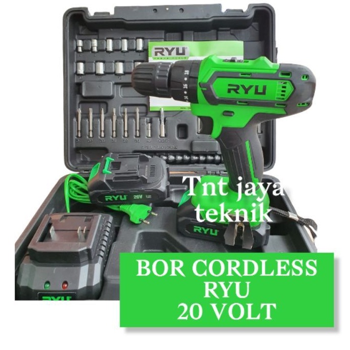 Jual CORDLESS IMPACT DRILL RYU RCI 20V / MESIN BOR BATERAI RYU RCI20V ...