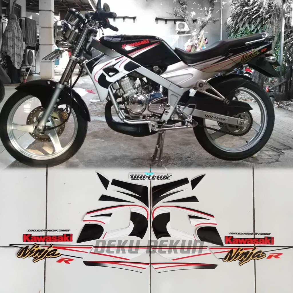 Jual Striping Ninja Kis hitam 2005 Standar Pabrik Tahan Vernis Glosy ...