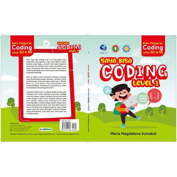 Jual Buku Pelajaran Coding Untuk SD Dan MI: Saya Bisa Coding Level 1-4 | Shopee Indonesia