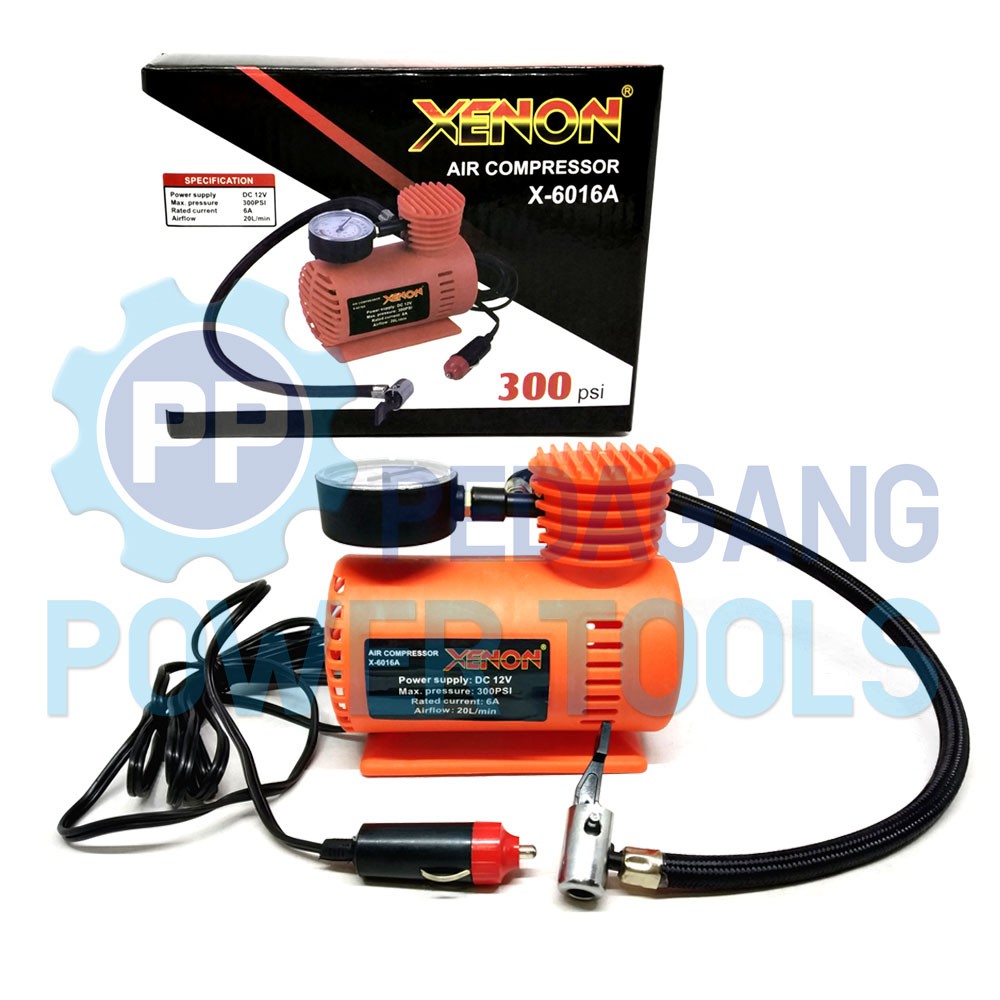 Jual XENON KOMPRESOR ANGIN MINI DC 12V - MINI AIR COMPRESSOR - POMPA ...