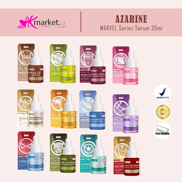 Jual AZARINE - MARVEL Series Serum 20ml | Shopee Indonesia
