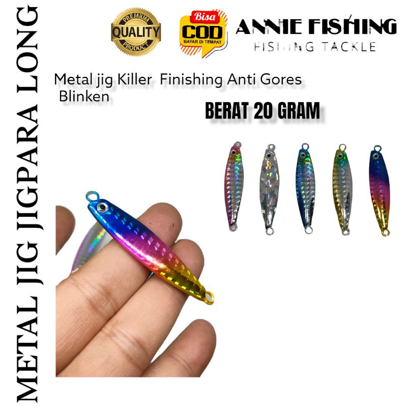 Jual MIKRO JIG 20 GRAM (KOPI JIGPARA) METAL JIG/UMPAN PANCING | Shopee Indonesia