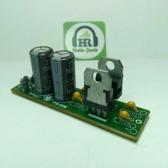 Jual Kit PSU Regulator AC trafo to CT 12V or CT 15V Simetris 7812 or 7815 for Tone Control ...