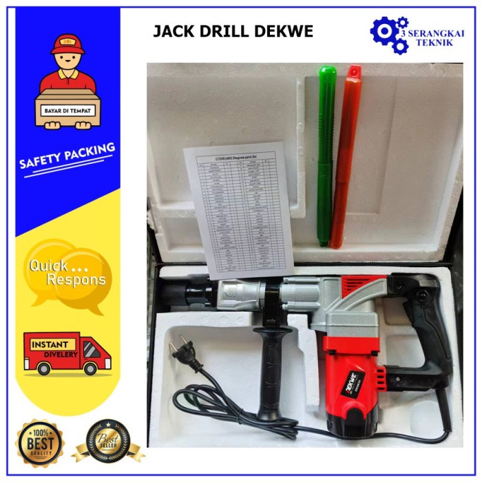 Jual Mesin Bobok Bor Tembok DK0835 JACK DRILL DEKWE | Shopee Indonesia
