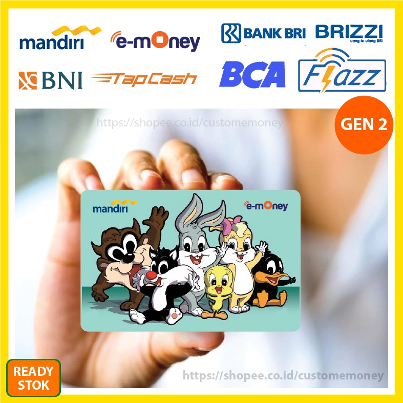 Jual KARTU EMONEY ANIME BABY LOONEY TUNES CUTE ETOLL EMONEY MANDIRI ...