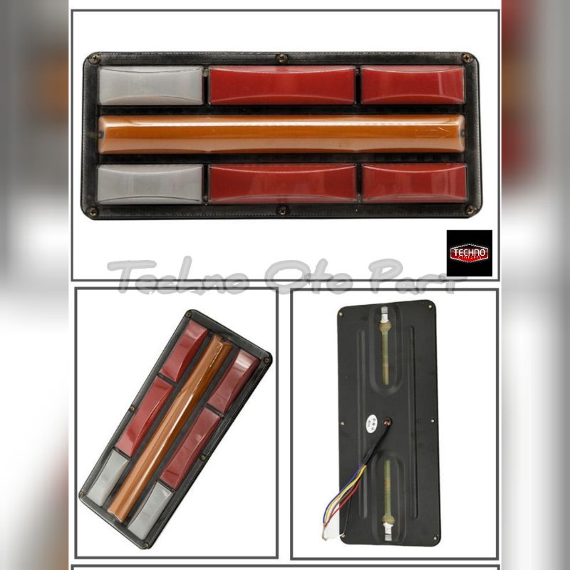 Jual Lampu Led Stop lamp Bak Truk 24v 46cm Running Sein Universal 1set 2pcs | Shopee Indonesia