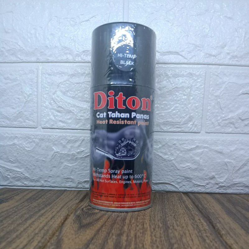 Jual Pylok pylox pilok cat semprot diton 300 cc 300cc warna Hi-Temp Black cat knalpot anti panas ...