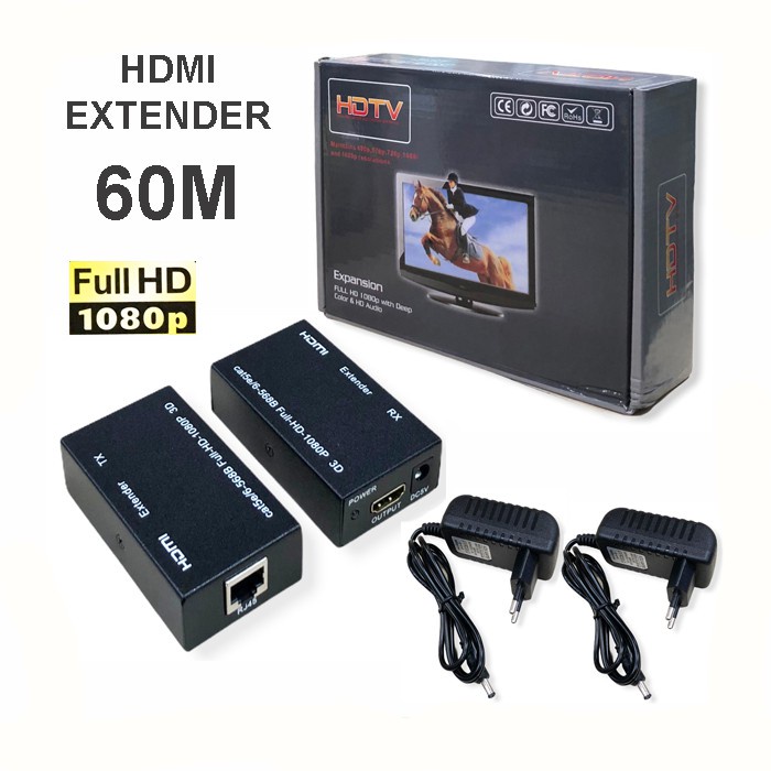 Jual HDMI EXTENDER BOX ( BIG) 60 M | Shopee Indonesia