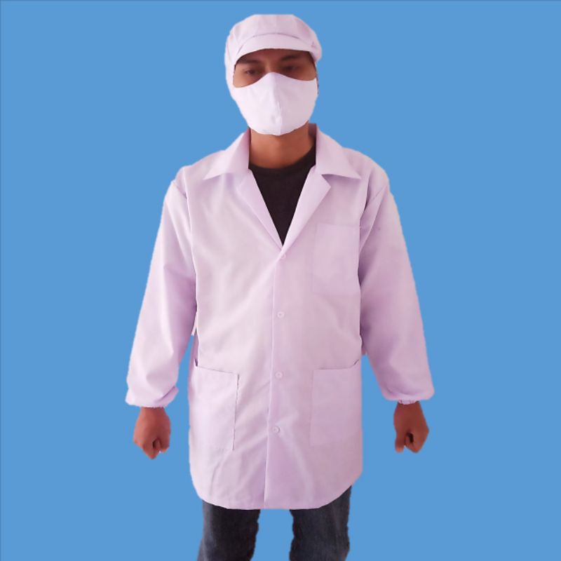 Jual Jas Lab / Jas Laboratorium Lengan Panjang Baju Karyawan Produksi ...