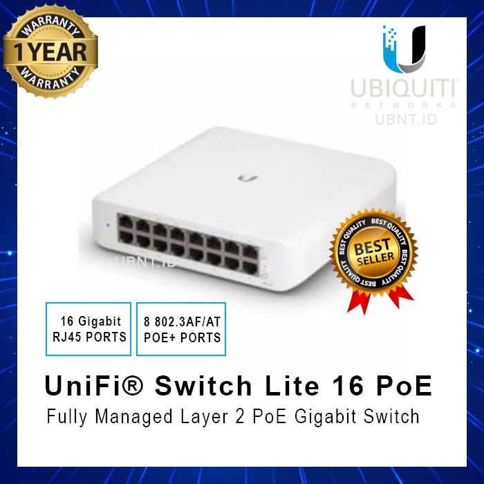 Jual Ubiquiti unifi Switch Lite 16 PoE USW LITE 16 POE | Shopee Indonesia