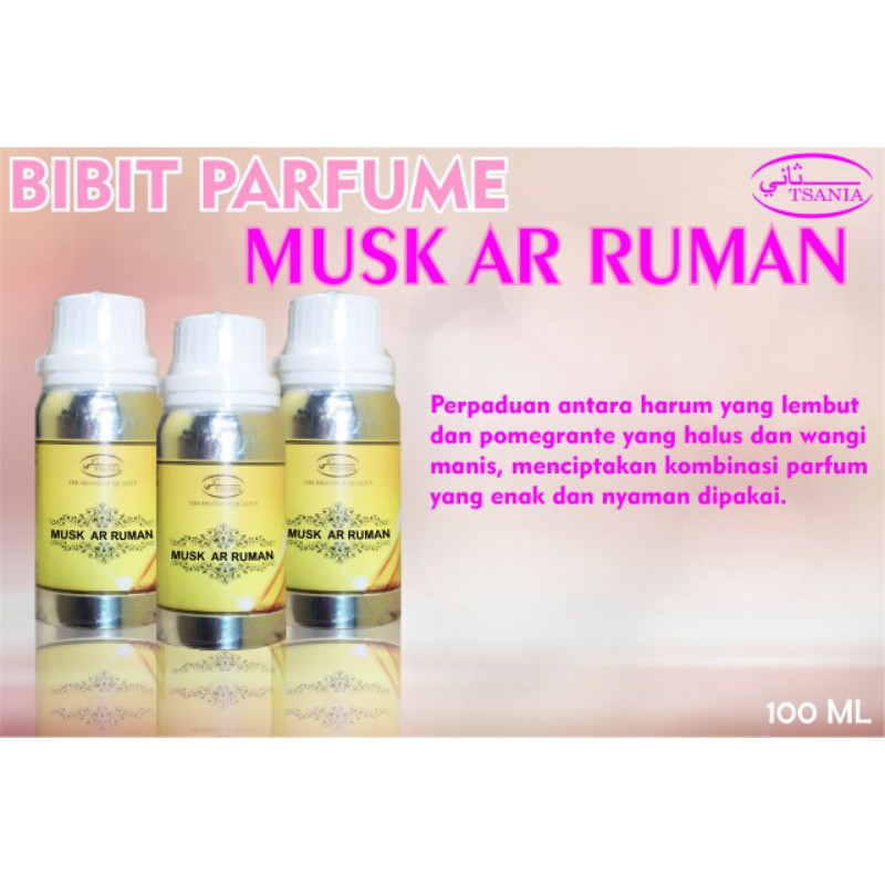Jual Bibit parfum MUSK AR RUMAN By TSANIA Dan Elegant Original segel ...