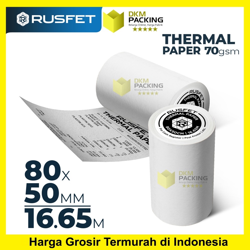 Jual Paper Thermal Kertas Termal Printer CORE / CORELESS Kasir Struk ...