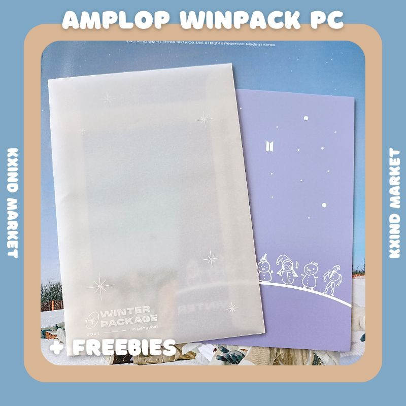 Jual Amplop BTS Winter Package 2021 / BTS envelope / album BTS / PC BTS ...