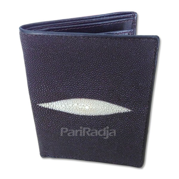 Jual Dompet Kulit Ikan Pari Asli Warna Coklat Mata Diamond - Dompet ...