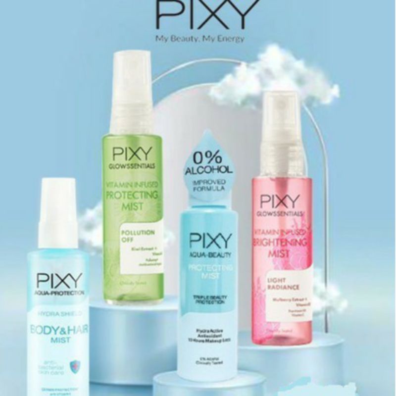 Jual PIXY SETTING SPRAY PIXY AQUA BEAUTY PROTECTING MIST 60 ml | Shopee ...