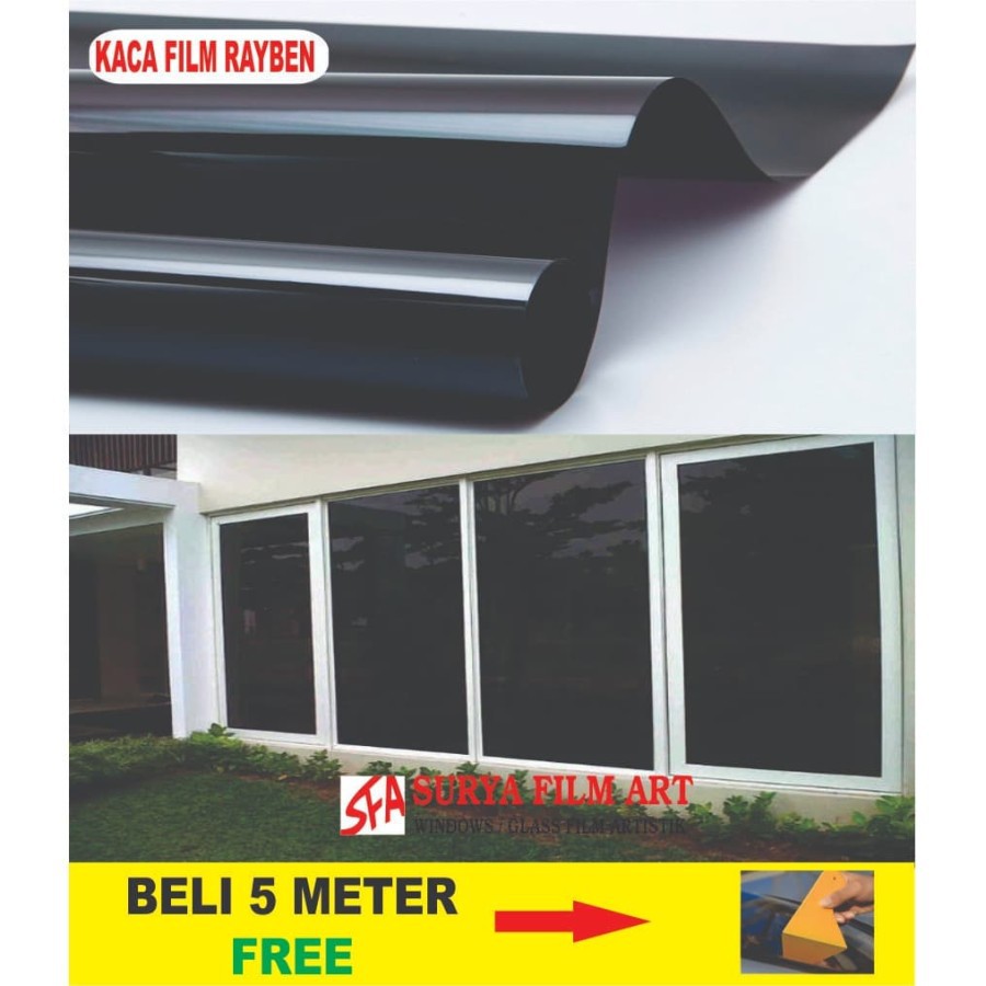 Jual KACA FILM RAYBEN /RIBEN 1 ROL 150X50M ( SUN PROTECTOR ) | Shopee ...
