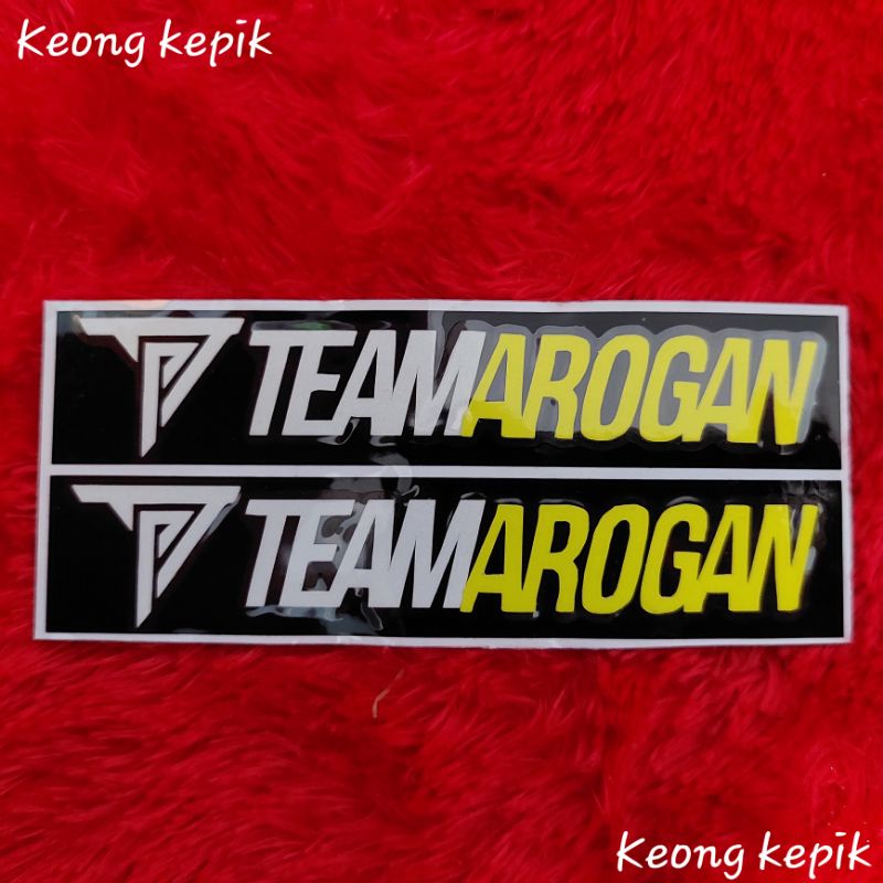 Jual Stiker Sticker Kecil Cutting Tulisan Team Arogan Shopee Indonesia